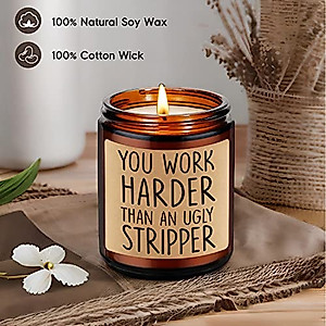 LEADO Scented Candles - Funny Coworker Gifts, Friend Gifts, Coworker Gifts for Women, Men - Coworker Birthday, Appreciation, Appreciation, Mothers Day, Friendship Gifts for Women Friends, Coworkers