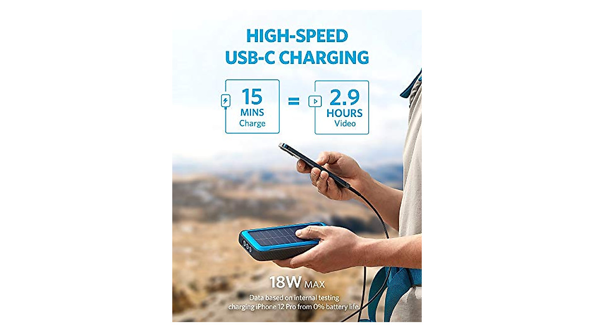 Anker PowerCore Solar 20000 - Reliable Outdoor Charger