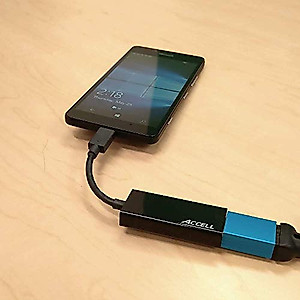 Accell USB-C to HDMI Adapter - USB 3.1 Type-C to HDMI 2.0 Active Adapter - 4K UHD @60Hz - Thunderbolt 3 compatible supporting DisplayPort Alt Mode