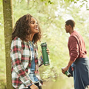 Coleman Switch AUTOSPOUT Insulated Stainless Steel Water Bottle, 24oz, Spider Mum