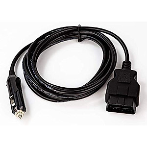 OBD2 Male to Cigarette Lighter Memory Saver Adapter Cable Car OBDII Emergency Power Supply Cable
