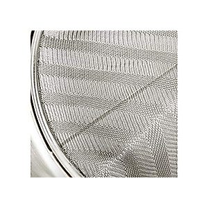 Winco CCB-8R Stainless Steel Reinforced Bouillon Strainer, 8 inch - 1 Each.
