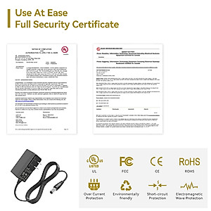 Omilik UL Listed AC Adapter for Livestrong LS5.0U LS5.0R LS6.0R Stationary Exercise Bike LS7.9E & LS8.0E Elliptical LS9.9E & LS12.9E Incline Elliptical Cross Trainer LS10.0E & LS13.0E Trainer Exercise