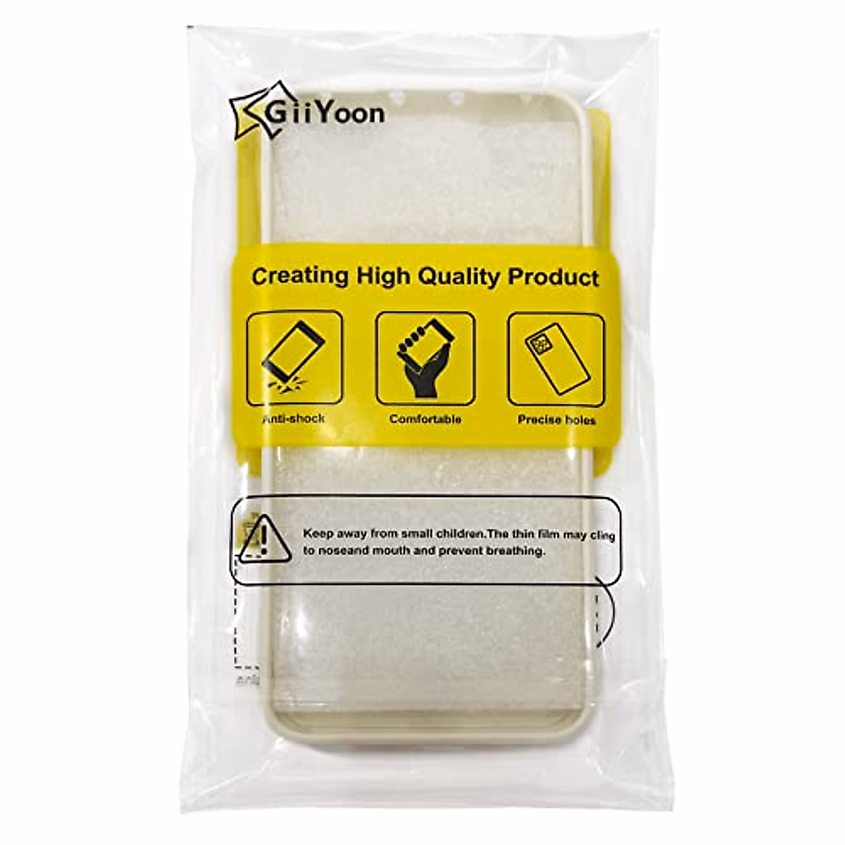 GiiYoon Silicone Case Compatible with Google Pixel 6, Full Body Silky Soft Touch Phone Case with Camera Protection, Shockproof Cover with Microfiber Lining, White