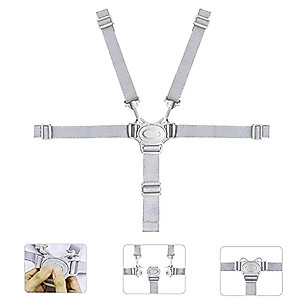High Chair Harness Replacement, Baby Trend High Chair Replacement Straps, Adjustable 5 Point Harness Belt Suitable for Children Kid Pushchair, Pram Buggy and High Chair