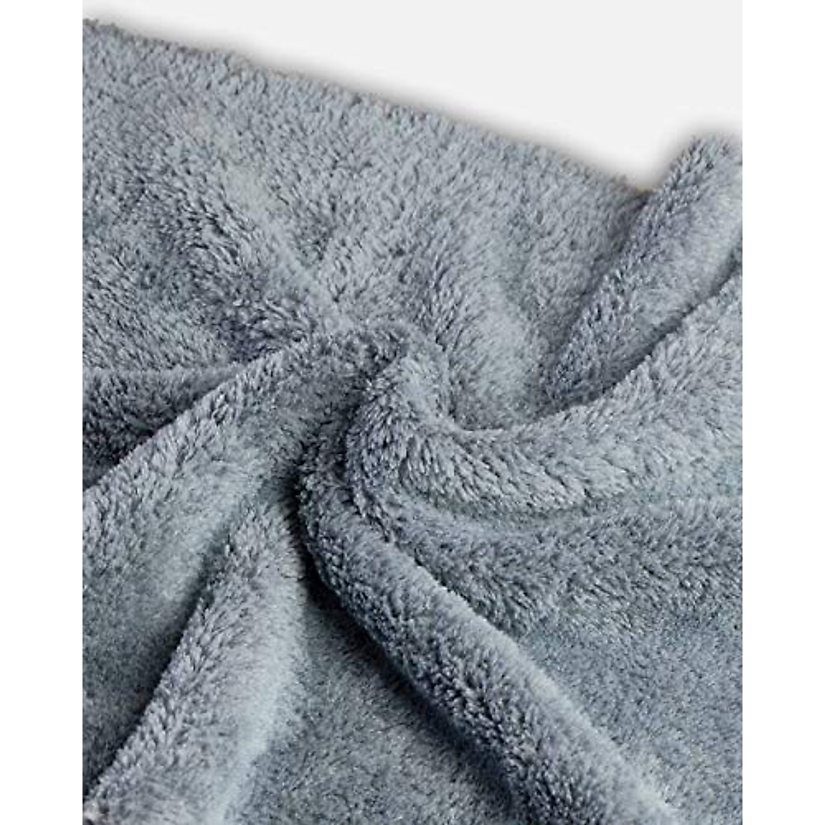 Adam's Borderless Grey Edgeless Microfiber Towel - Premium Quality 480gsm, 16 x 16 inches Plush Microfiber - Delicate Touch for The Most Delicate Surfaces