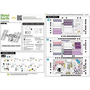 Metal Earth Premium Series International Space Station 3D Metal Model Kit Fascinations