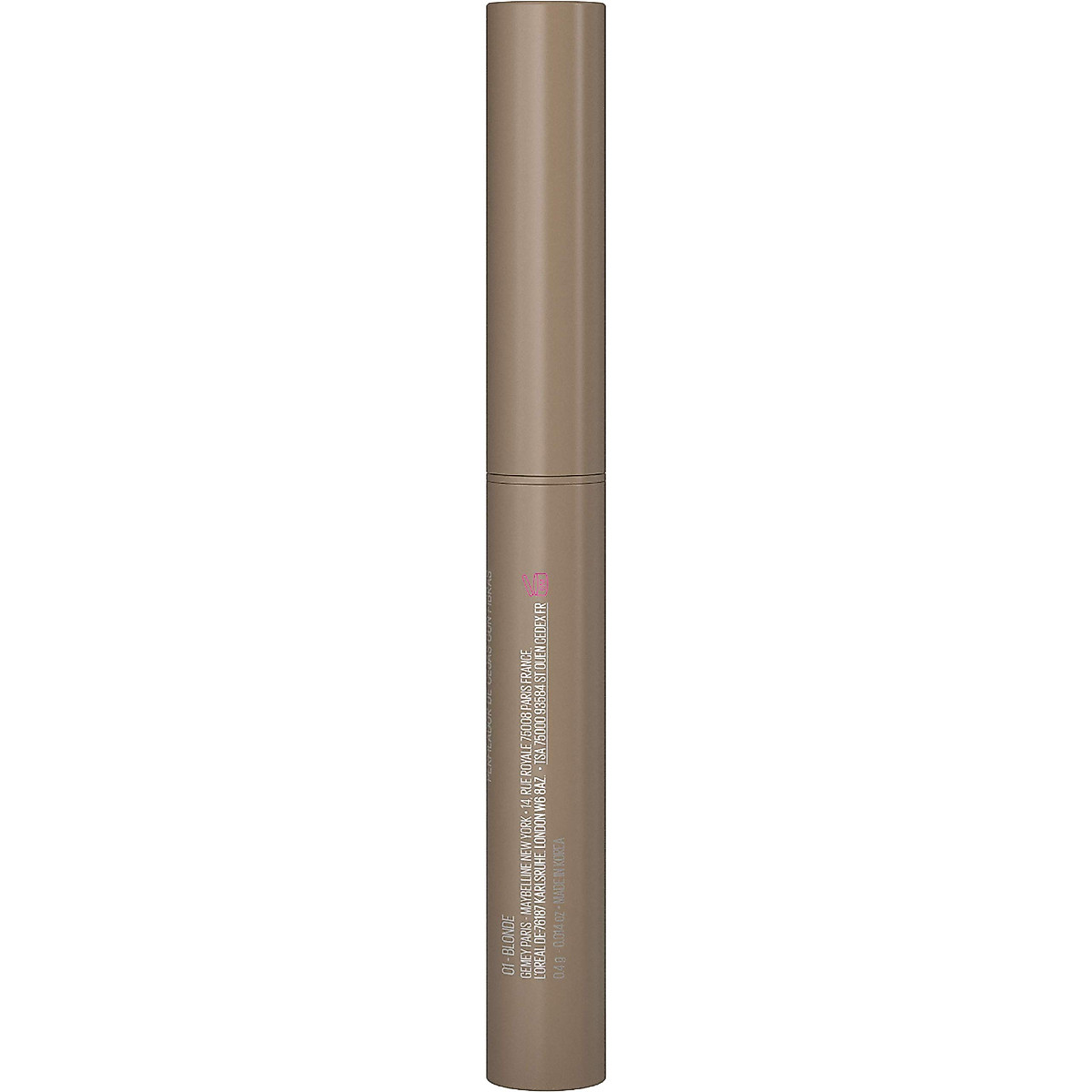 Maybelline New York Brow Extensions Eyebrow Pomade Crayon Defining Eyebrow, 01 Blonde