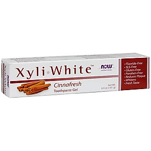 NOW FOODS Xyliwhite Cinnafresh Toothpt, 6.4 OZ