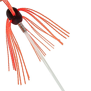 HOMOKUS 30FT Chimney Cleaning Brush Kit Chimney Brush Kit with 9 Nylon Flexible Rods Rotary Flexible Rods Electrical Drill Drive Sweeping Cleaning Tool Kits