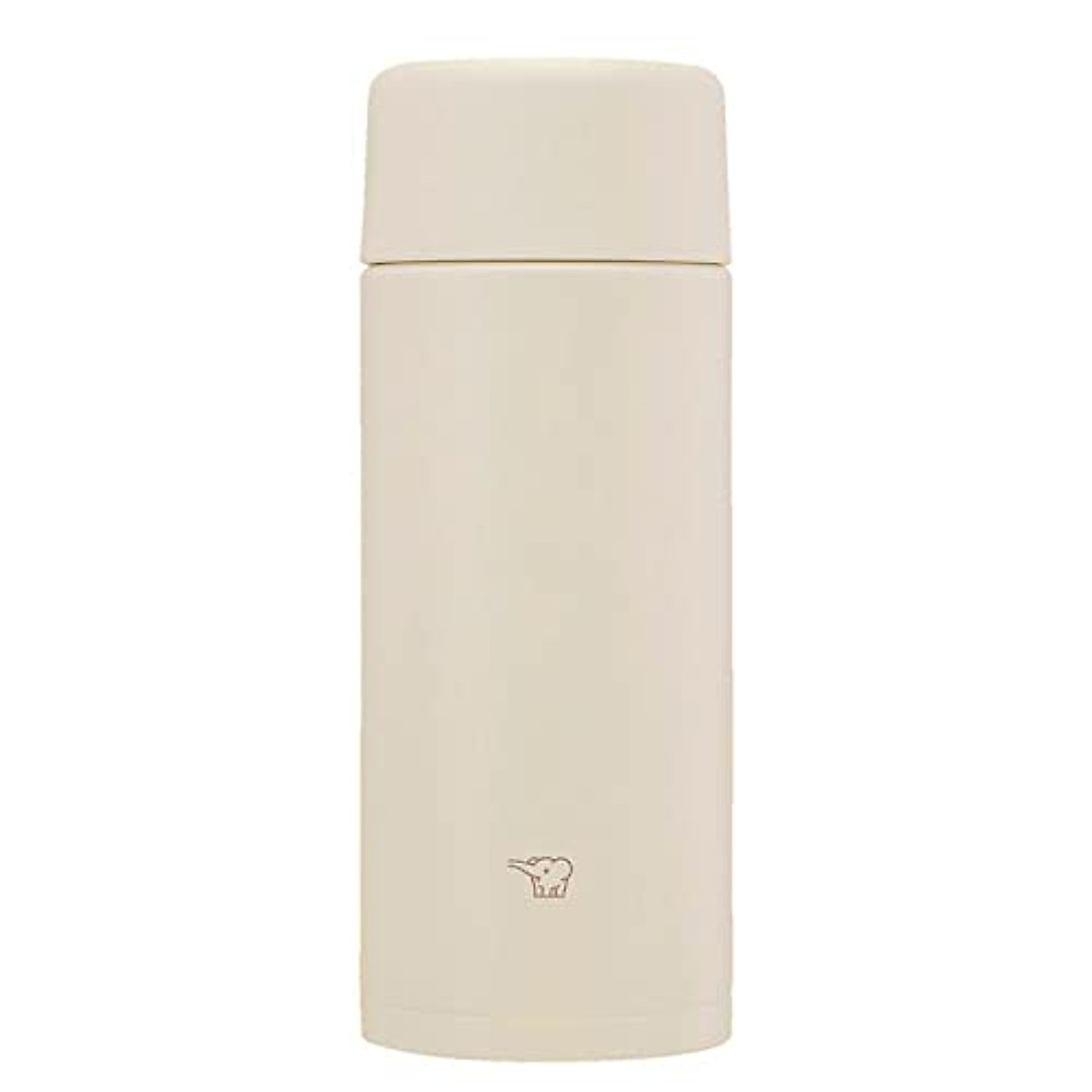 Zojirushi Mahobin Water Bottle, Seamless 12.2 fl oz (360 ml), Screw, Stainless Steel Mug, Sand Beige, Integrated Washer and Washer, Easy to Clean, 2 Pieces Only SM-ZB36-CM