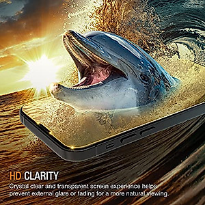 Trianium Tempered Glass Screen Protector designed for Apple iPhone 13 (2021) /iPhone 13 Pro (2021), 3 Pack [Alignment Case Tool Included]