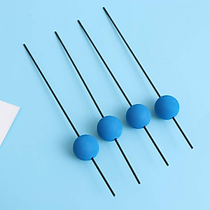 NUOBESTY Landing Training Gear Landing Training Kit RC Helicopter Sponge Balls for RC Helicopter (Blue)