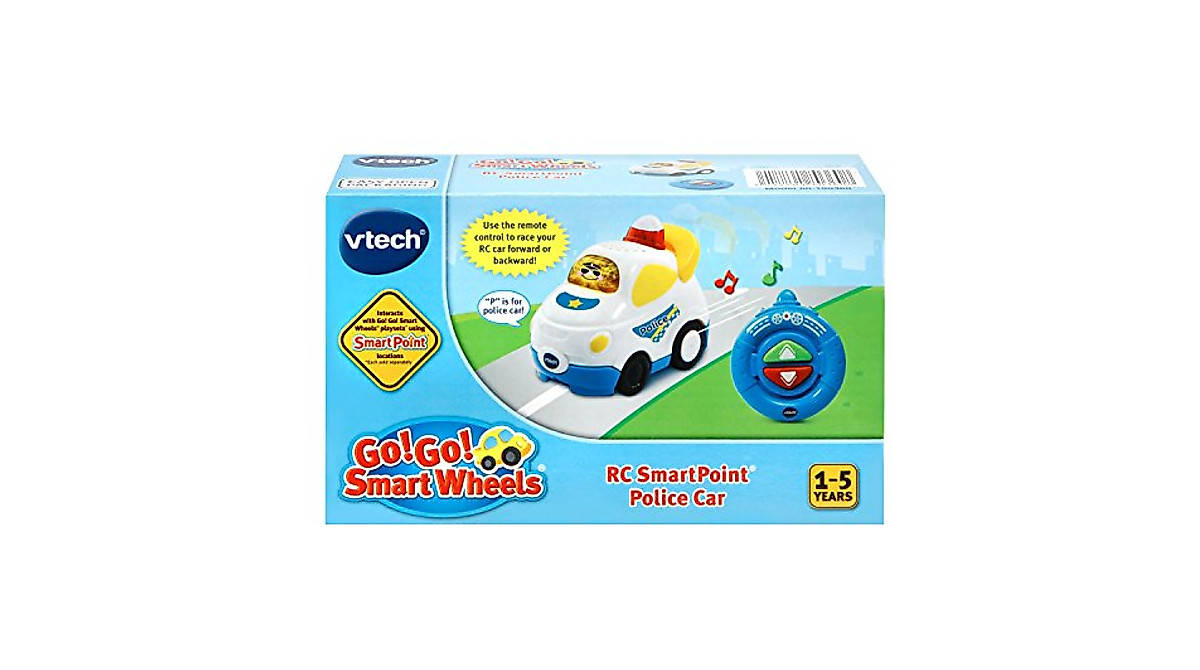 VTech Go! Go! Smart Wheels RC Police Car - Race & Play!