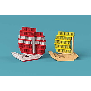 Tegu 120 Piece Perfect Blocks Building Set, Rainbow (Amazon Exclusive)