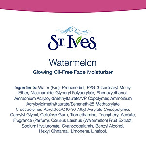 St. Ives Watermelon Face Moisturizer - 1.8 oz