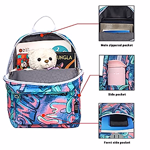 Mini Backpack for Women Girls, Basic Travel Daypack Water Resistant Casual Backpack (Purple 2)