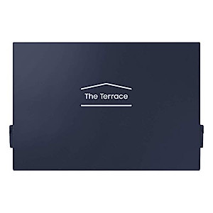 SAMSUNG QN75LST7TA The Terrace 75" Outdoor-Optimized QLED 4K UHD Smart TV with a VG-SDC75G 75" Dark Gray Dust Cover for The Terrace TV (2020)
