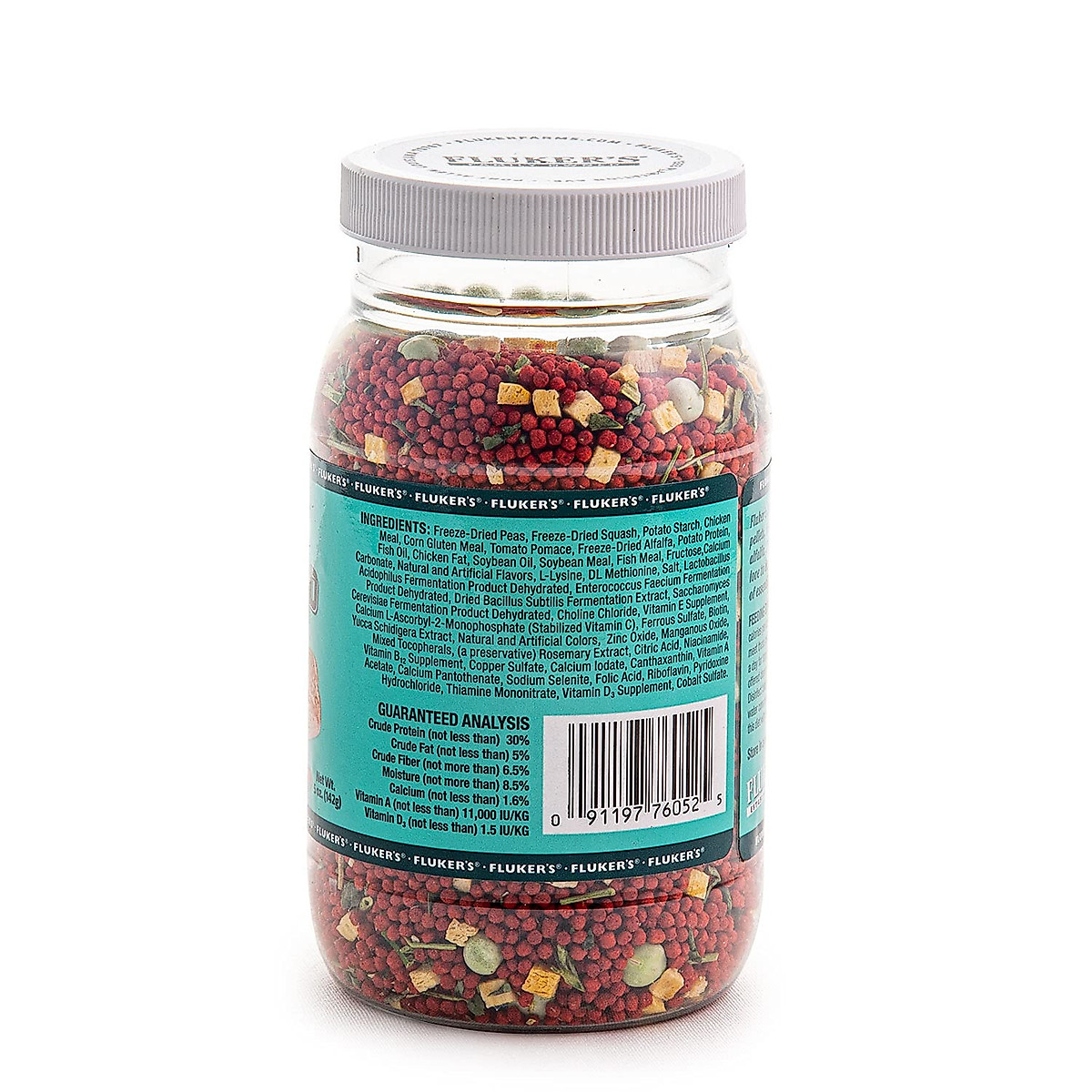 Flukers 1 Piece Juvenile Bearded Dragon Veggie Variety Diet, 5 oz