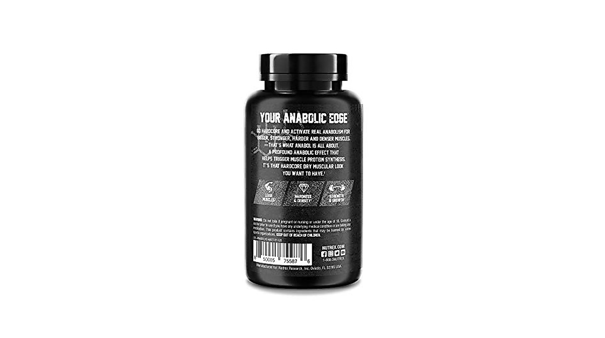 Nutrex Research Anabol Hardcore - Build Lean, Dense Muscles Fast