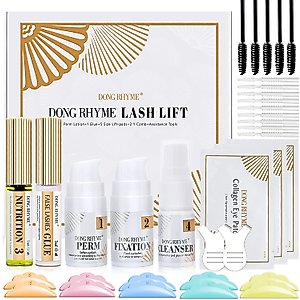 2024 Upgraded Lash Lift Kit, 2 in 1 Brow Lamination Eyelash Perm Kit, Professional Instant Lash Lift Extensions, Semi-Permanent Lash Lifting Curling Perming Wave, Salon Result for a Supermodel Look