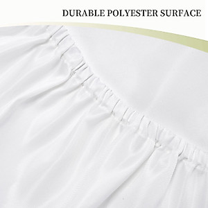 Marble Grey Tablecloth Elastic Fitted Edge Table Cloth Rectangle Table Cover Washable Reusable for Kitchen Dining Picnic Party 50 X 20