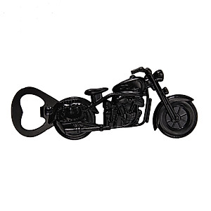 Motorcycle Wine Beer Bottle Opener for Bar Bartender Men and Women,Thanksgiving,Hallowmas,Christmas，Black