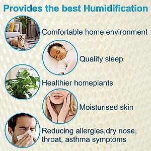 HQRP 2-Pack Wick Filter Compatible with Bionaire BWF75 Filter D Replacement BCM3656 BCM3855 BCM3955 BCM3656-UM BCM3855C BCM3600 Humidifiers