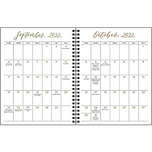 Scriptures and Florals 16-Month 2022-2023 Weekly/Monthly Planner Calendar