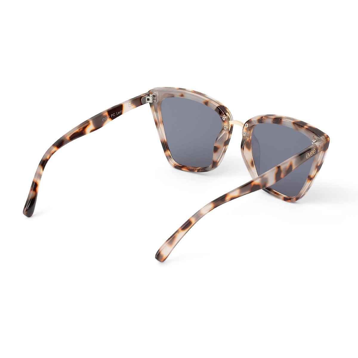 EVEE Polarized Trendy Fashion Cateye Sunglasses For Women with UV Protection Lens - (Vienna) (Tortoise)