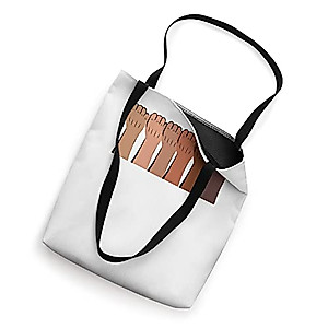 Melanin Skin Tone Power Black History Month Melanin Kindness Tote Bag