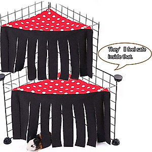Oncpcare Pet Small Animals Hideout, Guinea Pig Hideaway Hamster Hammock Hamster Bedding Hamster Hide Rat Cage for Small Animals, Mice, Hedgehog, Chinchilla