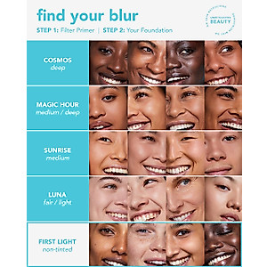 TULA Skin Care Face Filter Blurring and Moisturizing Primer - Supersize Magic Hour, Evens the Appearance of Skin Tone & Redness, Hydrates & Improves Makeup Wear, 2.02fl oz