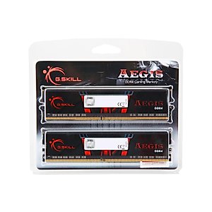 G.SKILL AEGIS Series DDR4 RAM 32GB (2x16GB) 2666MT/s CL19-19-19-43 1.20V Desktop Computer Memory UDIMM (F4-2666C19D-32GIS)