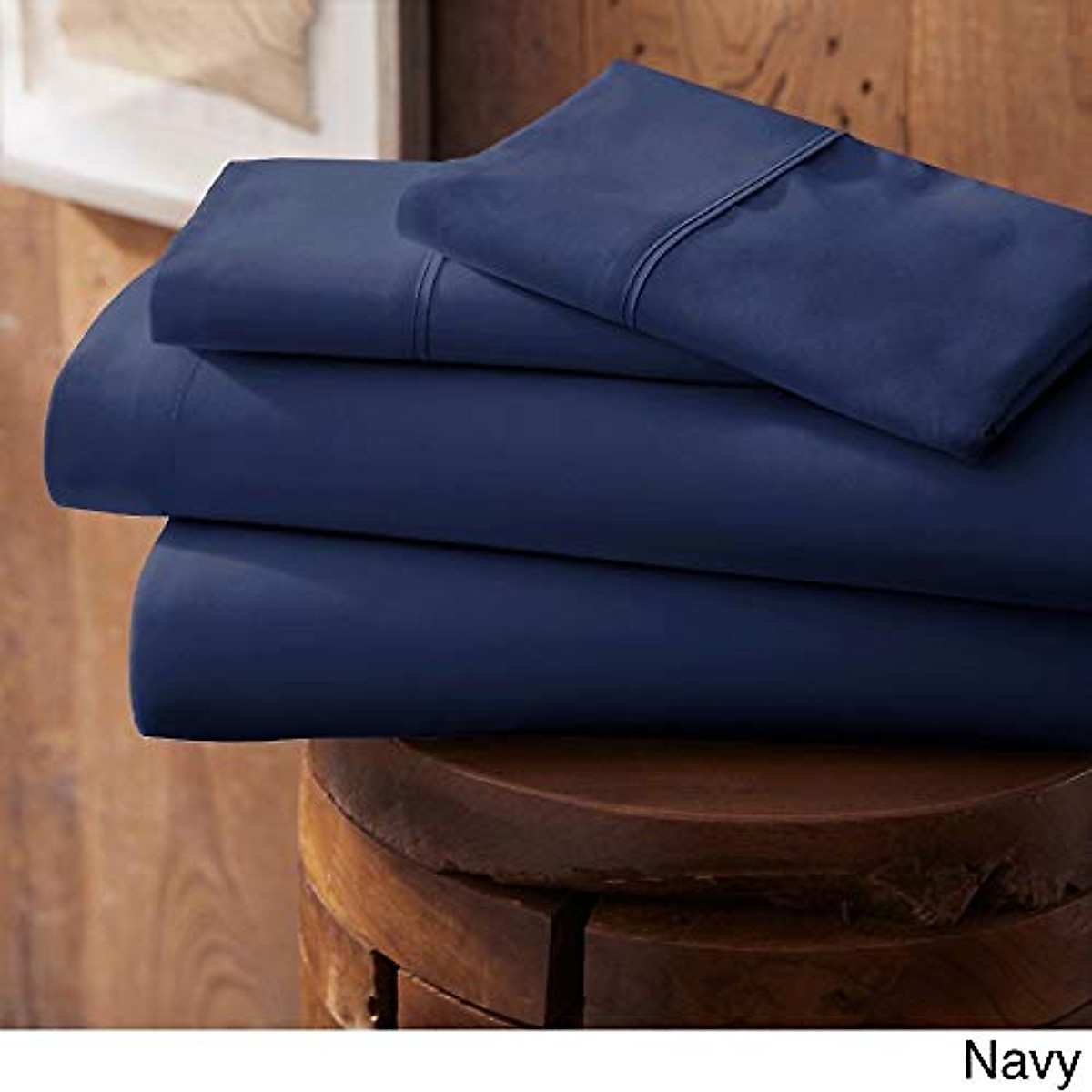 Cotton Home Depot Soft & Cozy 100% Egyption Cotton 400 Thread Count 4 Piece Bed Sheet Set (Flat Sheet, Fitted Sheet & 2 Pillow Cases) , Pocket Size 17 Inches