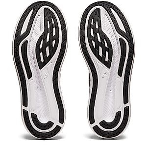 ASICS Women's Glideride 2 Running Shoes, 8.5, Black/White