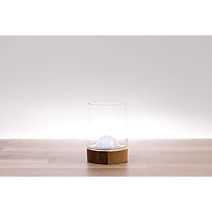 JEM GLASS Personalized golf coaster and whiskey glasses: Golf accessories for men and women golfers; Cool holiday basket for men and women that golf (2 Glasses, Not Personalized)