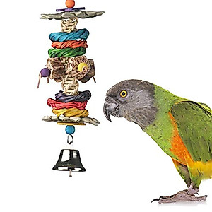 Super Bird Creations SB1097 Jungle Stick Bird Toy, Medium Bird Size, 11.5" x 3"