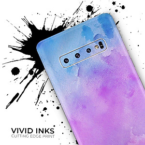 DesignSkinz Washed 4322 Absorbed Watercolor Texture Protective Vinyl Decal Wrap Skin Cover Compatible with The Samsung Galaxy S20 (Screen Trim & Back Glass Skin)