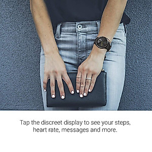 Garmin vívomove HR, Hybrid Smartwatch for Men and Women, Silver/Sea Foam (Renewed)