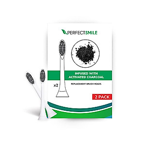 Perfect Smile Electric Toothbrush Replacement Charcoal Heads