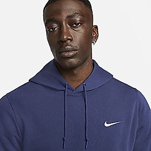 Nike 826433-010 Men Black Pull-Over Hoodie (as1, alpha, x_l, regular, regular, Midnight Navy/White)