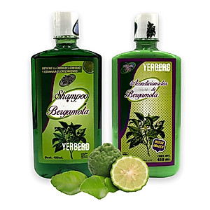 Shampoo De Bergamota Natural Life 450 ml (15.2 Fl Oz) | Sulfate Free & Paraben Free.