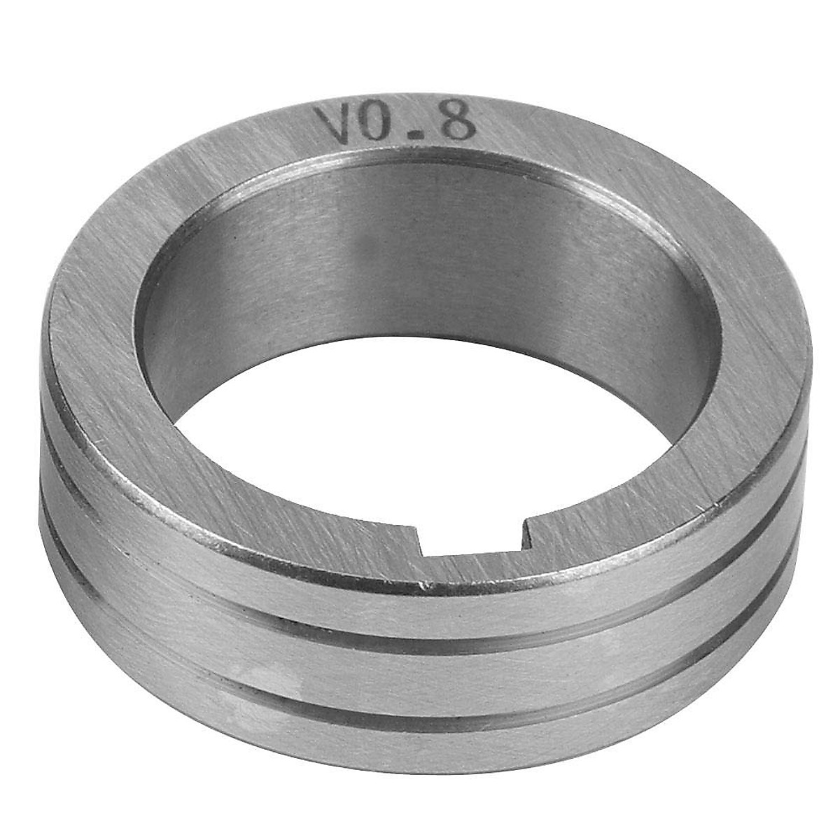Welding Wire Feeder Roller, 30mm/1.18in Steel 0.8 Welding Wire Feeding Guide Wheel for Wire Feeder MIG MAG Welders Equipment Parts(0.8mm)