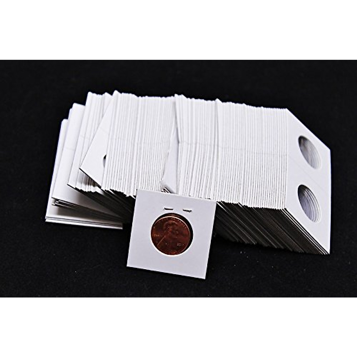 100 PREMIUM MYLAR 1.5" x 1.5" PENNY COIN HOLDER FLIPS