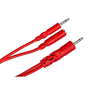 Hosa CMM-515Y Hopscotch Patch Cables 5-Pack, 6 Inch (CMM515Y)