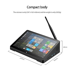 FCHJJ Pipo X10S Mini PC 10.1 inch IPS1920*1280 Intel Celeron J4105 Quad Core 6G RAM 64G ROM Tablet PC BT WiFi RS232 4*USB 3.0 POE