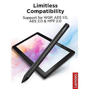 Lenovo Precision Pen 2 (Laptop) – USB-C Charging – Tilt Recognition – Pen is Only Compatible with Certain Devices, Iron Grey