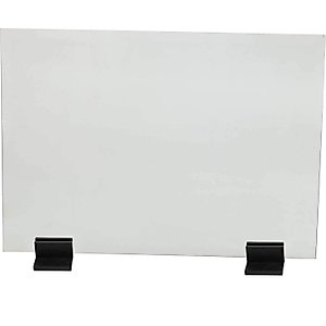 Dagan Pair of Glass Screen Bases (DG-AH-GS-BLK), Black