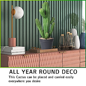 AntHousePlant Artificial Cactus Fake Cactus 16" Faux Cacti Plants for Home Garden Office Store Decoration